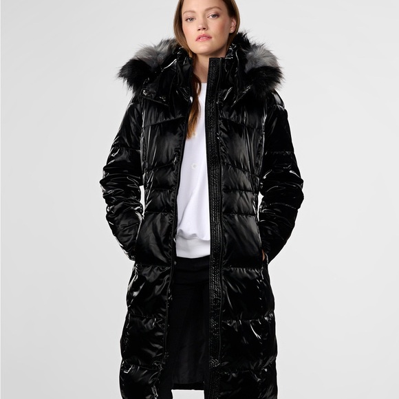 Karl Lagerfeld | Jackets & Coats | Karl Lagerfeld Xl Long Liquid Puffer ...
